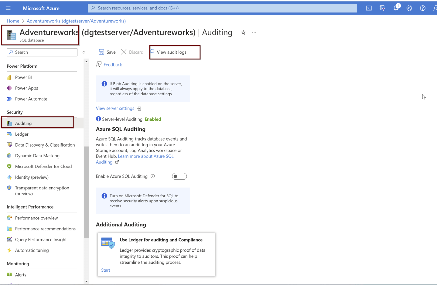 Quick Track: Beginner’s Guide to Azure SQL- Auditing in Azure SQL ...
